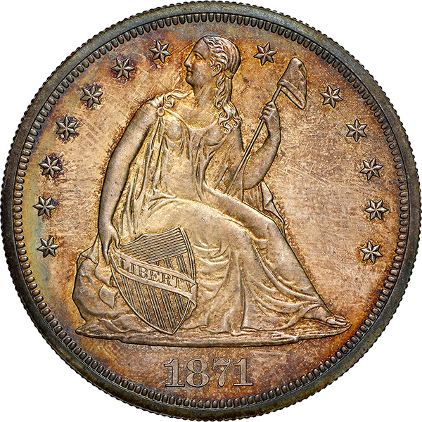 1871 Seated Liberty Dollar (PF66): A Truly Special Rare Coin ...
